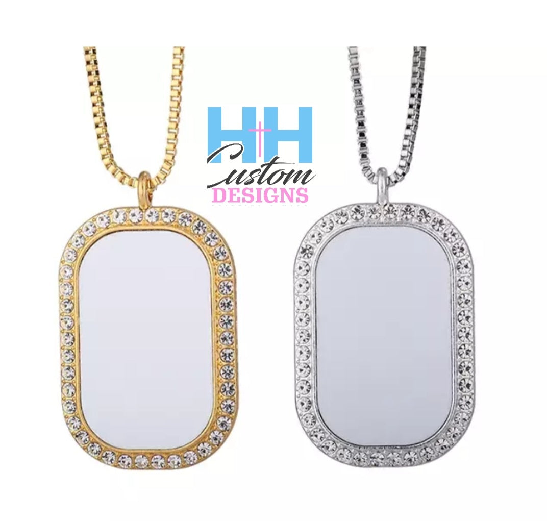 Sublimation Dog Tag Necklaces – h.hcustomdesigns2020