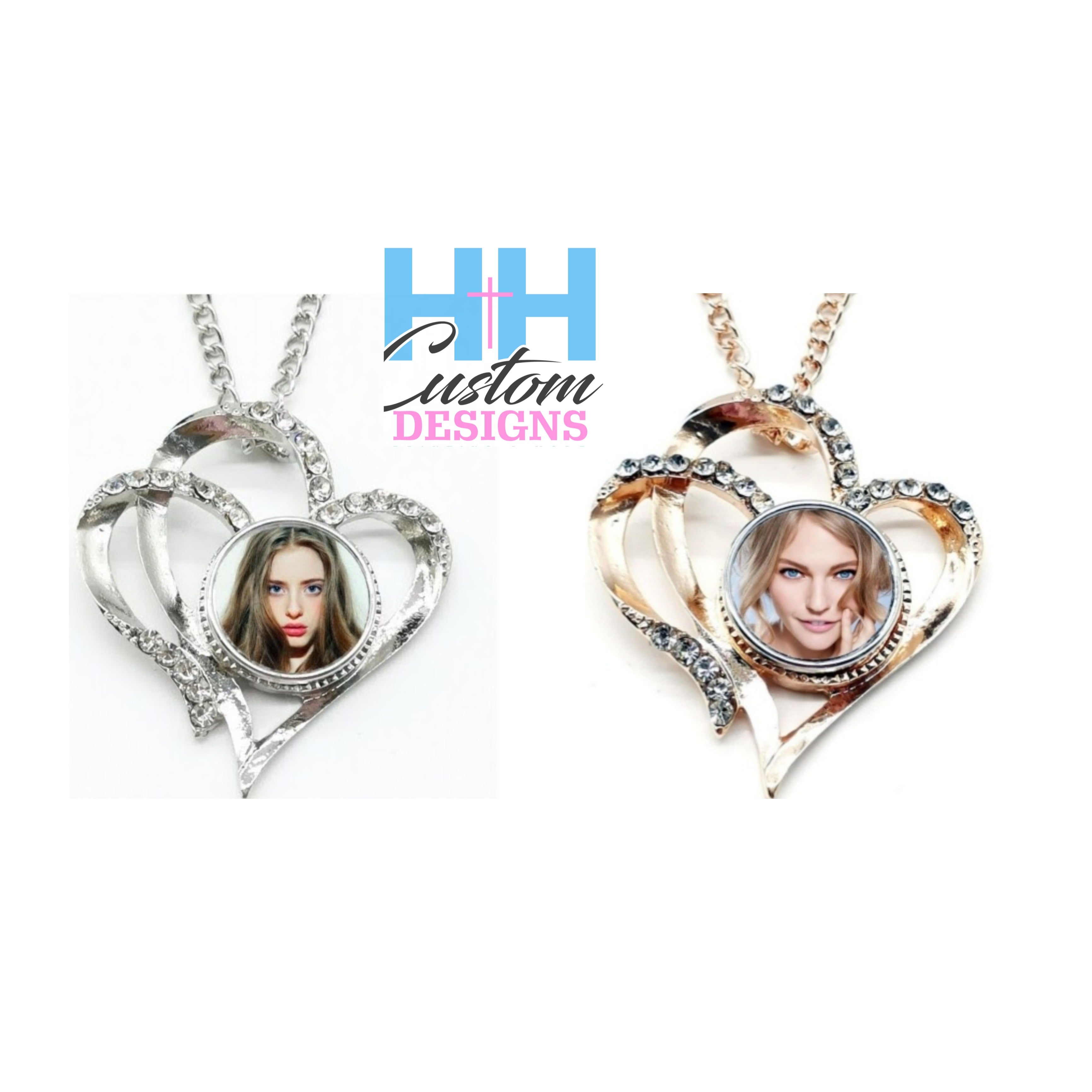 Sublimation Heart Necklace – h.hcustomdesigns2020